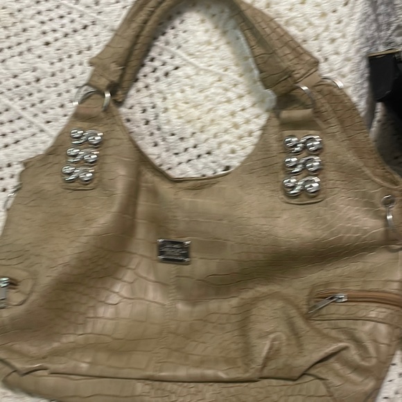 Bags | Daren Paipiju Couture Faux Gator Hobo | Poshmark